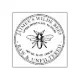 Honey Heraldic Bee Stamp | Zazzle