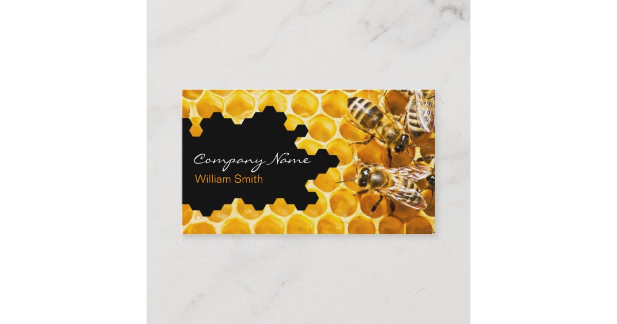 Honey Seller - Beekeeper Business Card | Zazzle