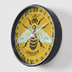 Honeybee Honeycomb French Bee Bumblebee Custom Clock | Zazzle