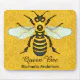 Honeybee Honeycomb Queen Bee Personalized Name Mouse Pad | Zazzle