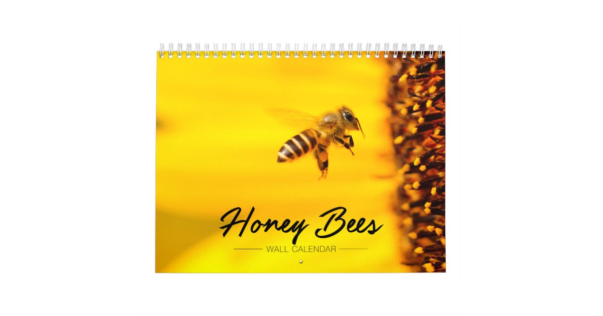 Honeybee Wall Calendar | Zazzle