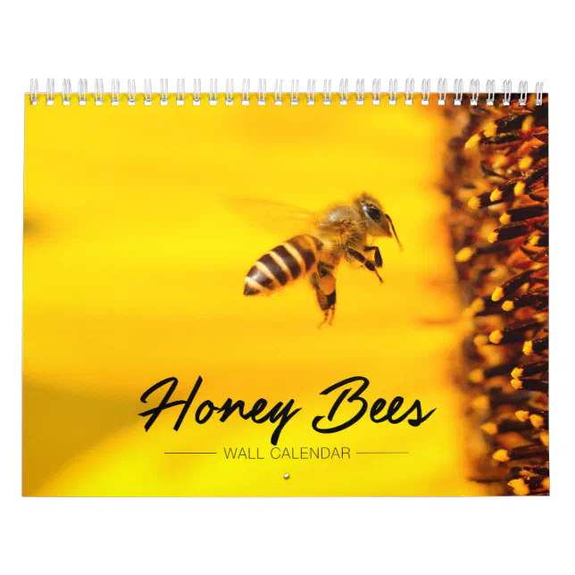Honeybee Wall Calendar | Zazzle