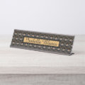 Honeycomb And Bees Desk Name Plate | Zazzle