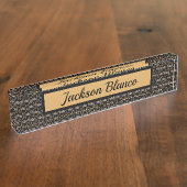 Honeycomb And Bees Desk Name Plate | Zazzle