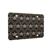 Honeycomb And Bees License Plate | Zazzle