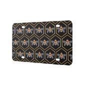 Honeycomb And Bees License Plate | Zazzle