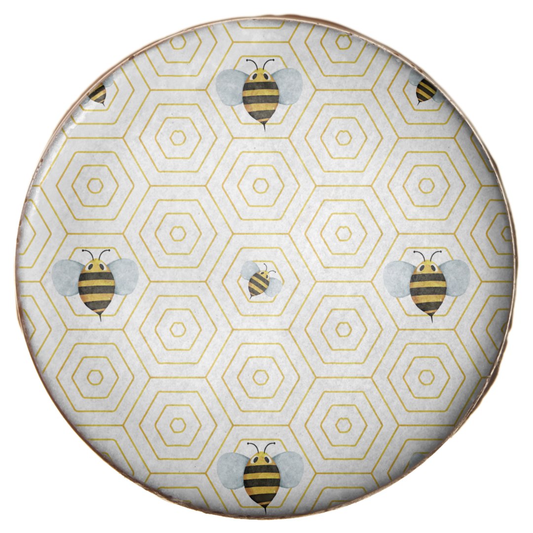 Honeycomb Bee Chocolate Covered Oreo | Zazzle
