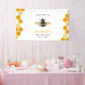 Honeycomb Bee Theme Birthday Party Welcome Banner | Zazzle
