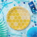 Honeycomb Bee Themed Party Plates | Zazzle