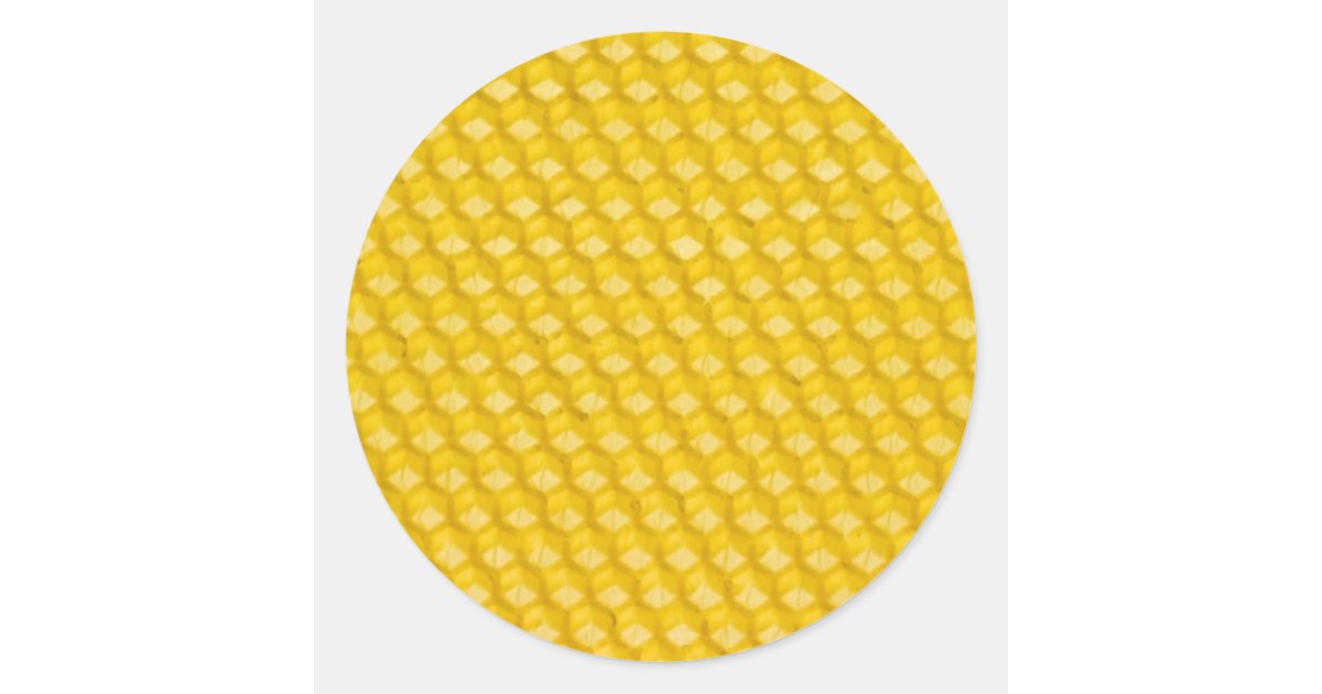 Honeycomb Classic Round Sticker | Zazzle