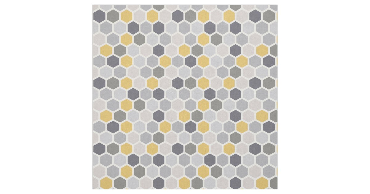 Honeycomb Pattern Fabric | Zazzle