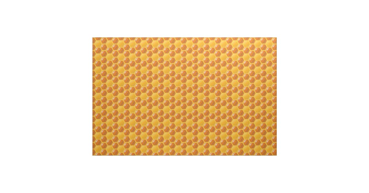 Honeycomb Pattern Fabric | Zazzle