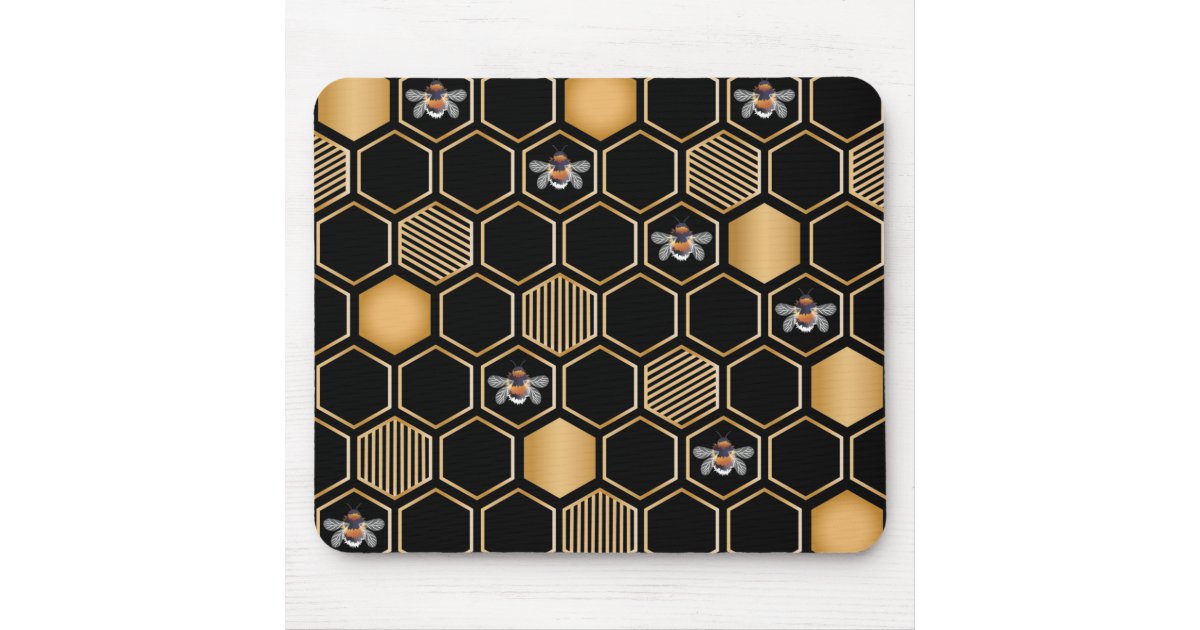 Honeycomb Pattern Mouse Pad | Zazzle