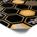 Honeycomb Pattern Poster | Zazzle