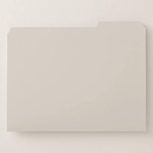 Honeycomb | Solid Color Cream 1 Personal File Folder | Zazzle