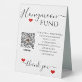 Honeymoon Fund Wedding Reception Venmo Code Sign | Zazzle