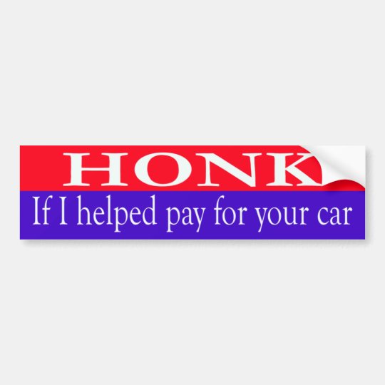 honk if you love Jesus bumper sticker | Zazzle.com