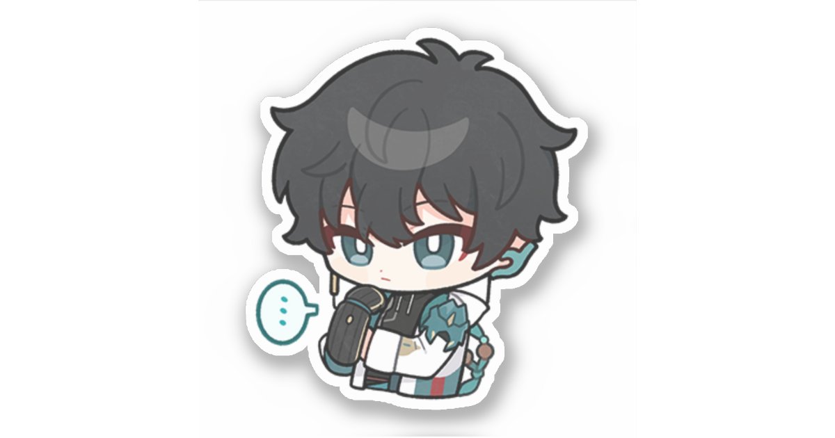 Honkai Star Rail Chibi Dan Heng Sticker | Zazzle