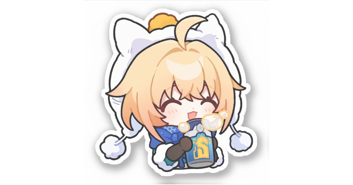 Honkai Star Rail Chibi Lynx Sticker | Zazzle