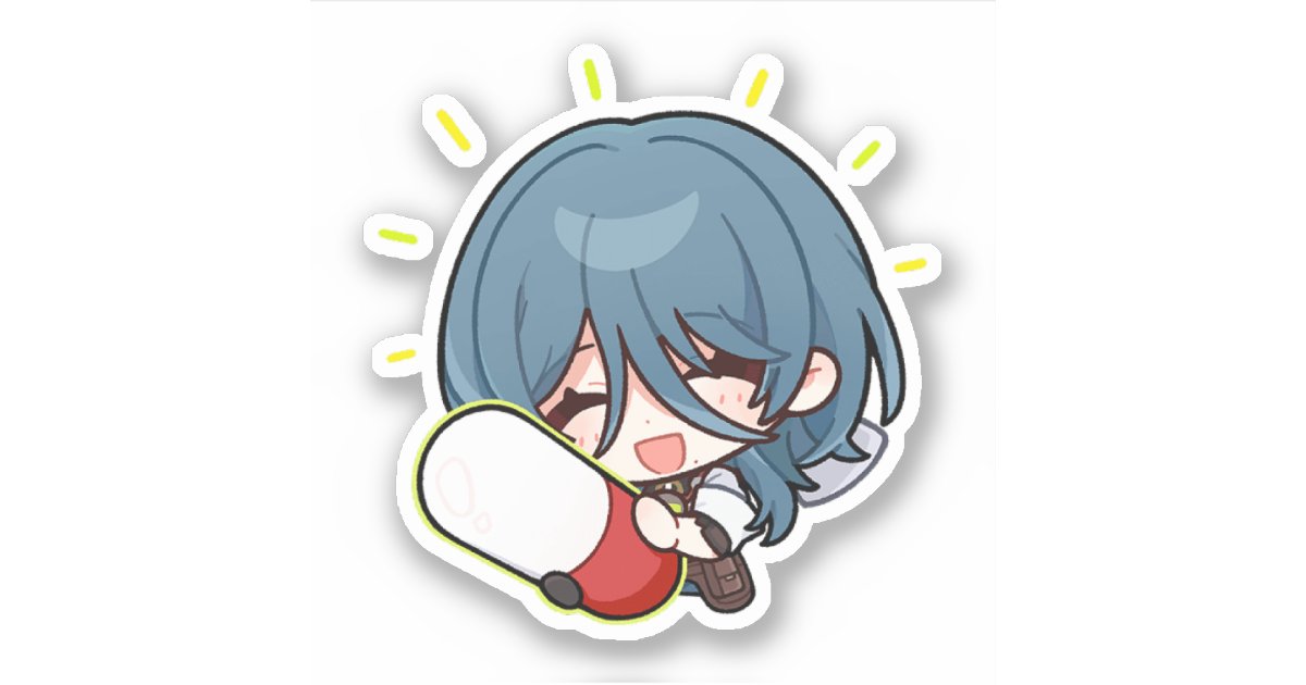 Honkai Star Rail Chibi Natasha Sticker | Zazzle