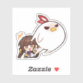 Honkai Star Rail Chibi Sushang Phoenix Sticker | Zazzle