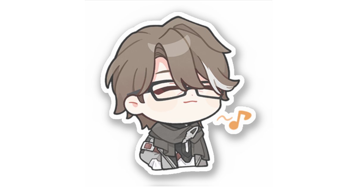 Honkai Star Rail Chibi Welt Sticker | Zazzle