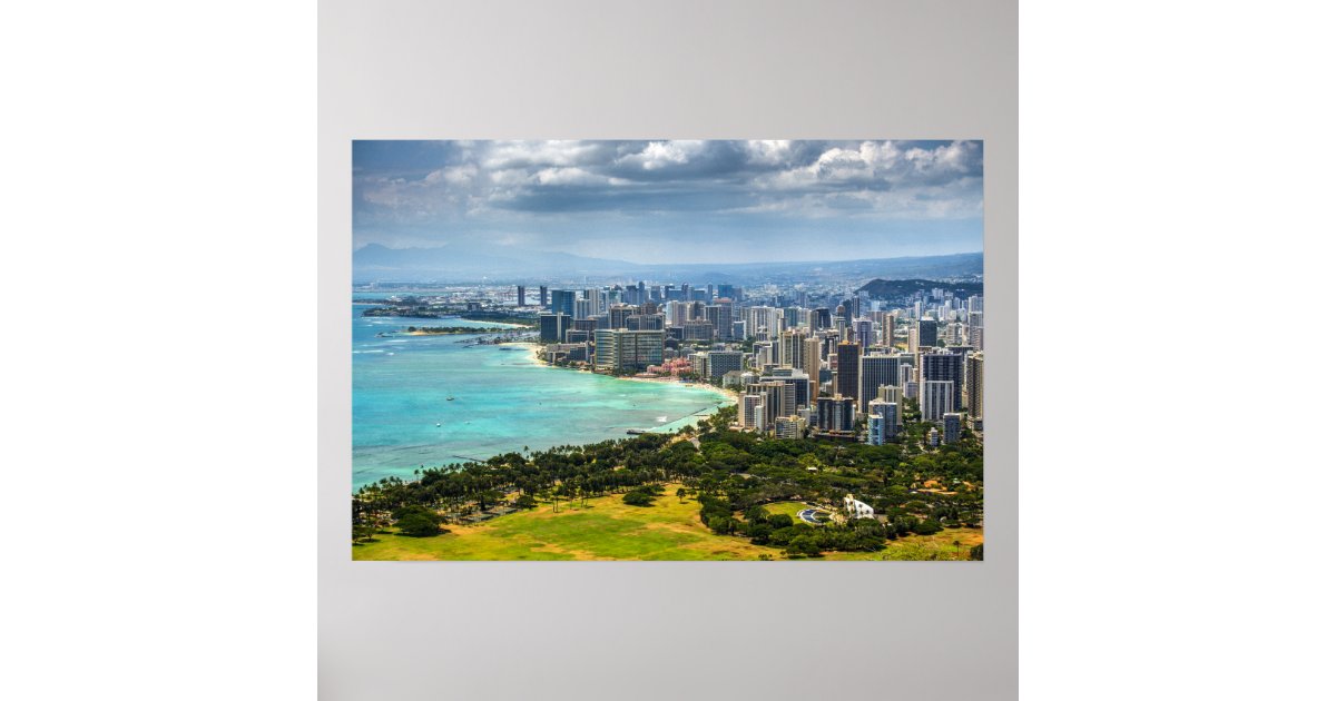 Honolulu, Oahu Poster | Zazzle