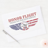Honor Flight Stickers Thank You For Your Service | Zazzle