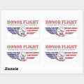 Honor Flight Stickers Thank You For Your Service | Zazzle
