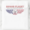 Honor Flight Stickers Thank You For Your Service | Zazzle