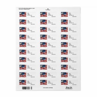 "HONOR OUR MILITARY" ADDRESS LABEL | Zazzle