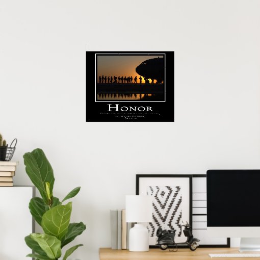Honor Poster | Zazzle