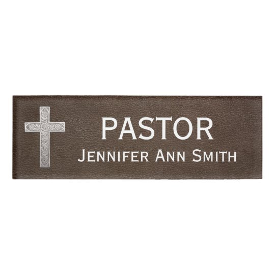 Honorary Religious Title PASTOR Name Tag | Zazzle.com