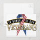 Honoring Veterans Logo Ribbon Postcard | Zazzle