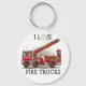 Hook and Ladder Fire Truck Keychain ILFT | Zazzle