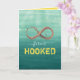 Hooked on You Funny Unique Fish Valentine's Day Card | Zazzle