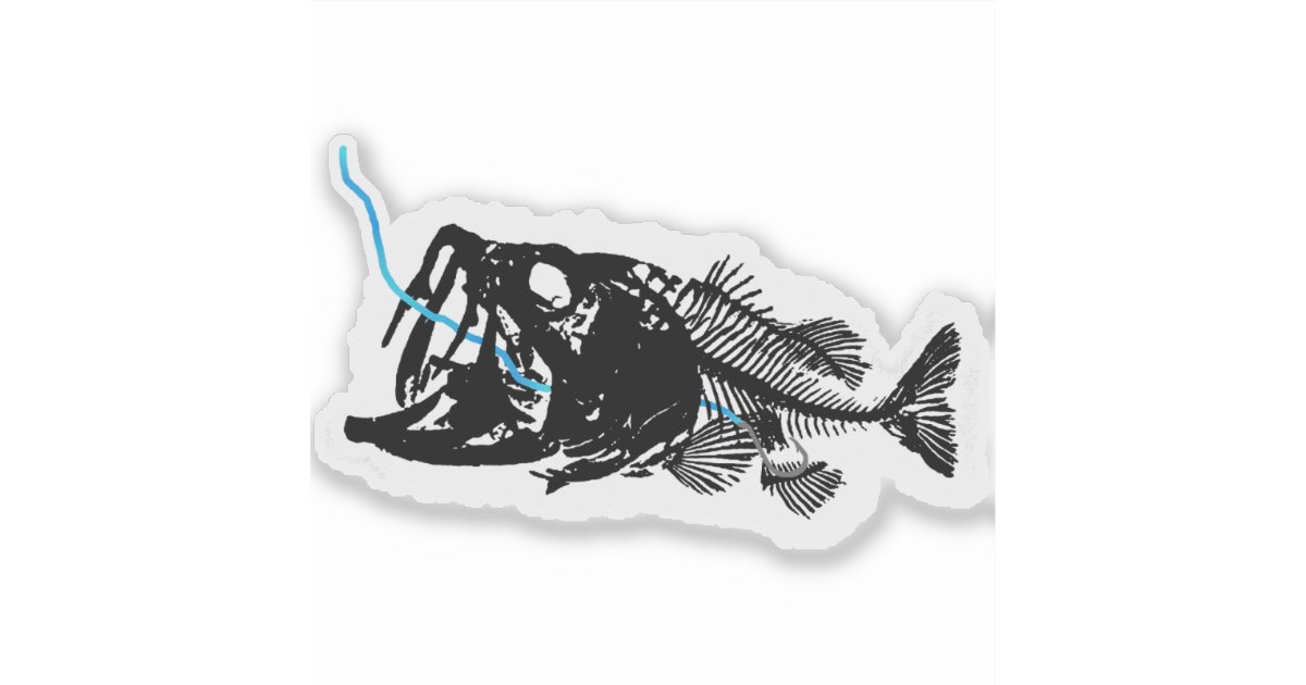 HOOKED STICKER | Zazzle