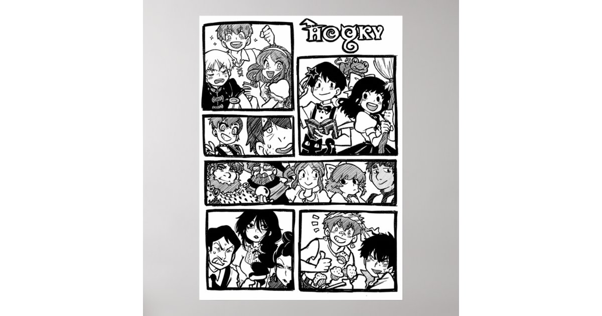 Hooky Comic Page Poster | Zazzle