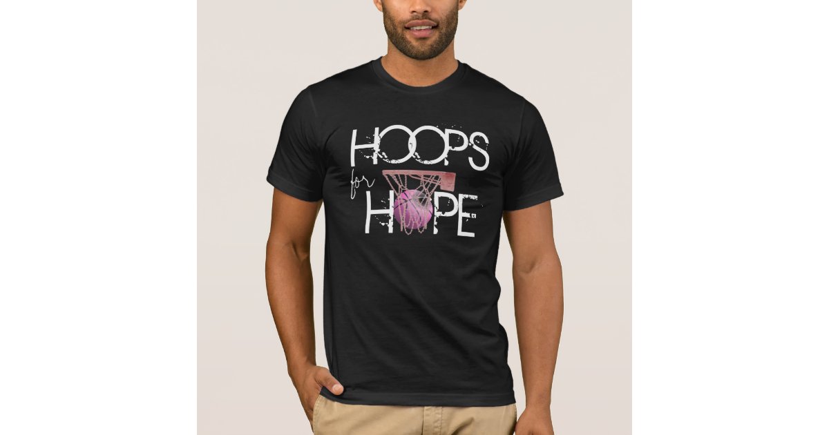 Hoops for Hope T-Shirt | Zazzle