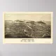 Hoosick Falls, NY Panoramic Map - 1889 Poster | Zazzle