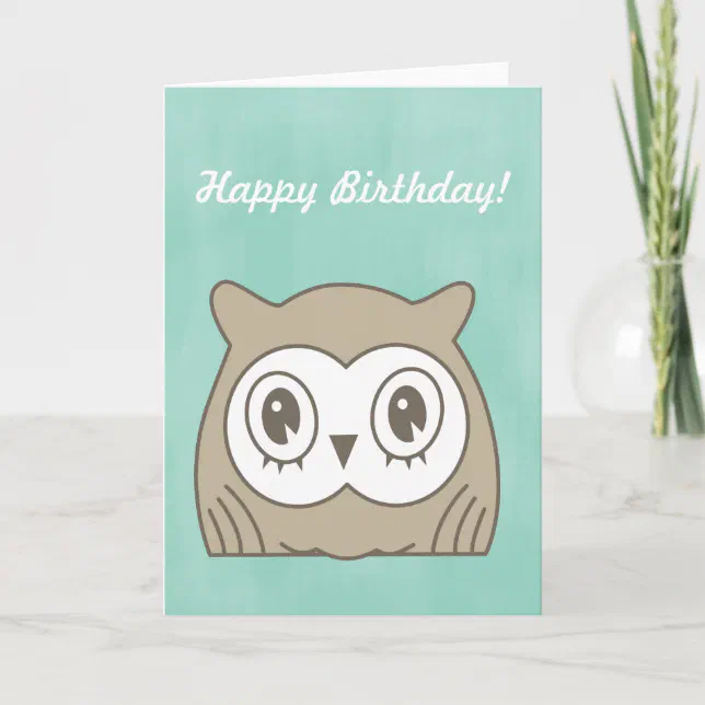 Hoot OWL Card | Zazzle