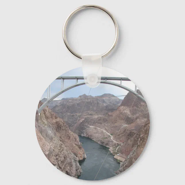 Hoover Dam Bridge Keychain | Zazzle
