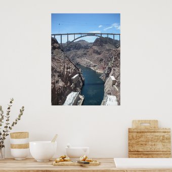 Hoover Dam Bridge Poster | Zazzle