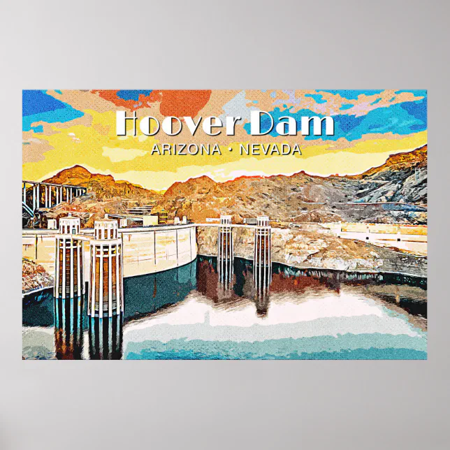 Hoover Dam Poster | Zazzle