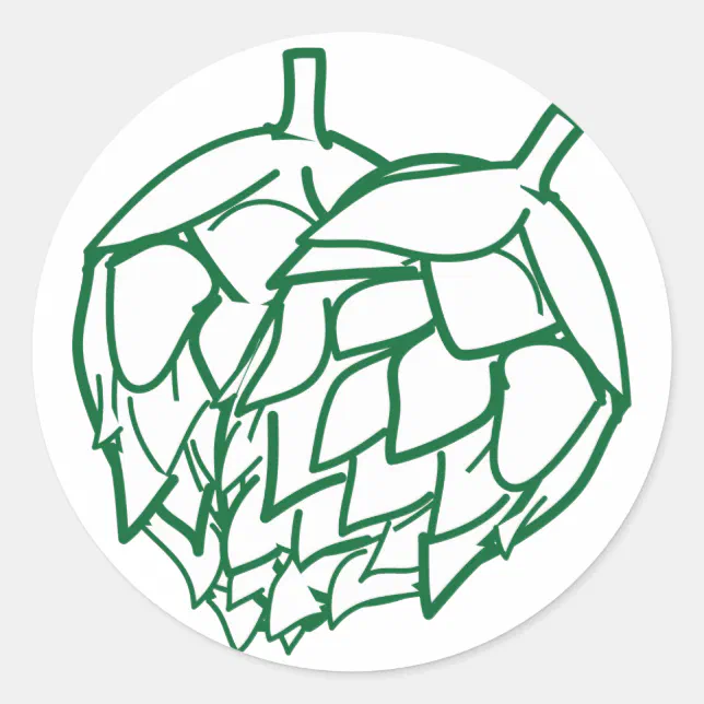 Hop Heart Stickers | Zazzle