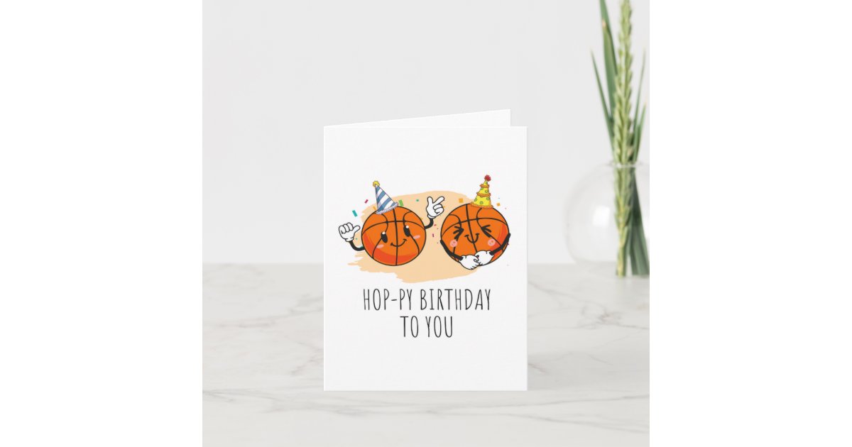 Hop-py Puns Birthday Card | Zazzle