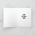 HOP TO IT AND *GET WELL SOON* CARD | Zazzle