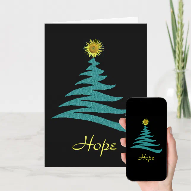 Hope Christmas Greeting Card | Zazzle