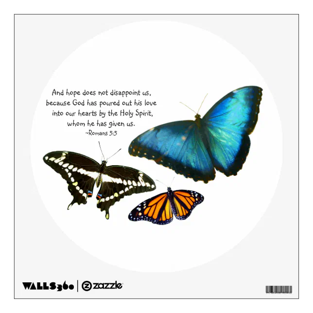 Hope Does Not Disappoint Wall Decal | Zazzle