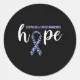 Hope Esophageal Cancer Awareness Classic Round Sticker | Zazzle